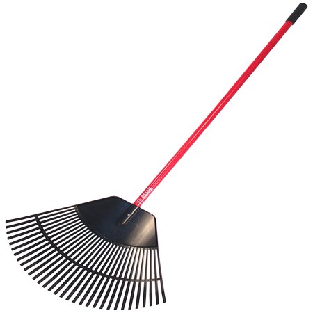Bully Tools 92630 Poly Lawn and Leaf Rake with Fiberglass Handle, 30 ...