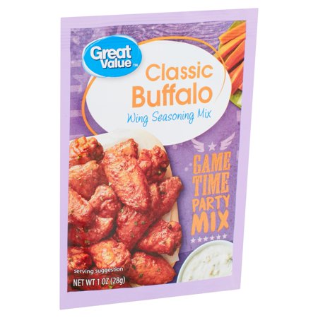 Great Value Classic Buffalo Wing Seasoning Mix, 1 oz - Walmart.com