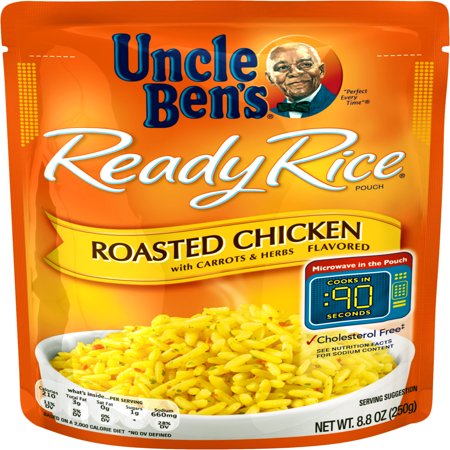 UNCLE BEN'S Ready Rice: Roasted Chicken, 8.8oz - Walmart.com