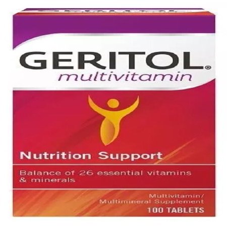 Geritol Vitamins Multivitamin & Mineral Supplement 100 Tablets Each ...