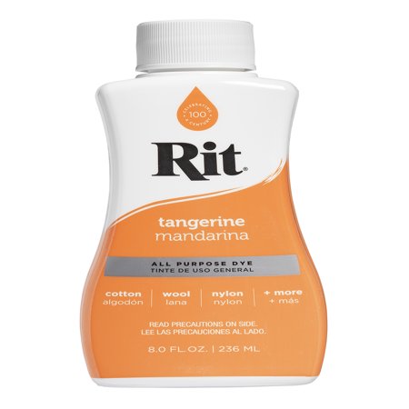 Rit All-Purpose Liquid Dye, Tangerine, 8 oz - Walmart.com