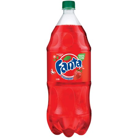 Fanta Strawberry Soda Bottle, 2 Liter - Walmart.com