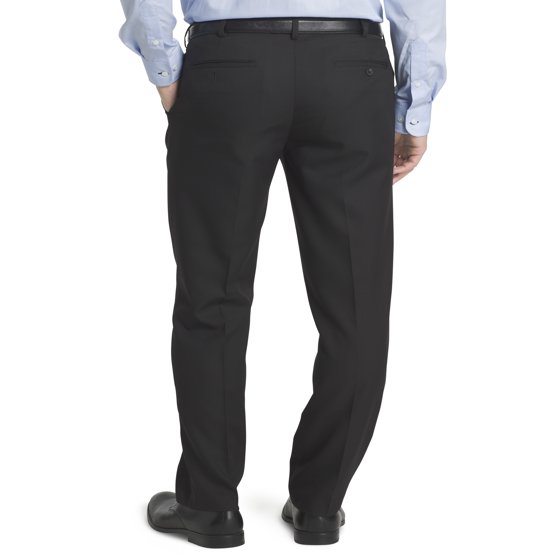 Arrow - Arrow Men's AroFlex Flat Front Dress Pant - Walmart.com
