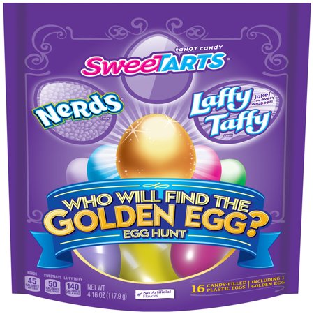 SweeTARTS Laffy Taffy, Nerds, Egg Hunt with a Golden Egg, 4.16 Oz., 16 ...