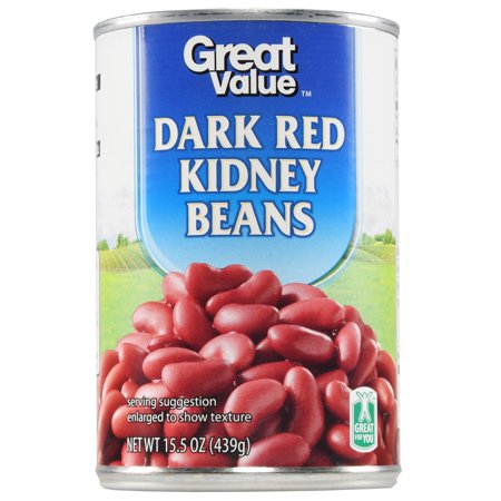 Great Value Dark Red Kidney Beans, 15.5 Oz - Walmart.com