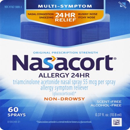 Nasacort Multi-Symptom 24hr Nasal Allergy Relief Spray, 60ct - Walmart.com