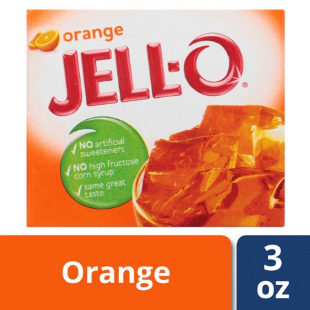 Jell-O Orange Instant Gelatin Mix, 3 oz Box - Walmart.com