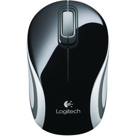 Logitech M187 Wireless Mini Mouse, Black - Walmart.com