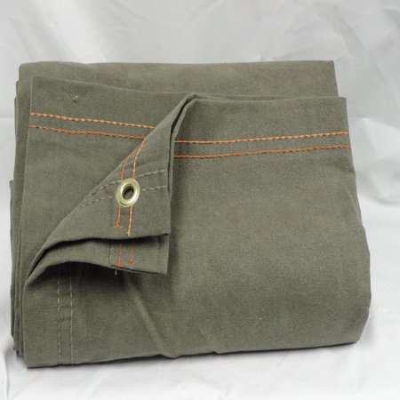 10' x 14' Olive Drab Canvas Tarp - Walmart.com