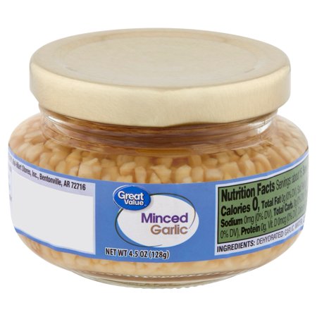Great Value Minced Garlic, 4.5 oz - Walmart.com