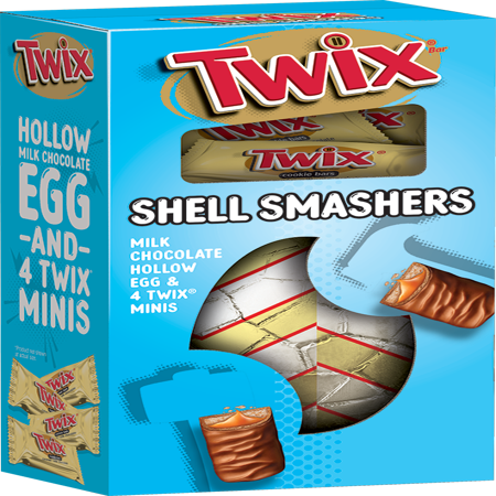 TWIX Shell Smashers Easter Chocolate Candy, 4.67-Ounce Box - Walmart.com