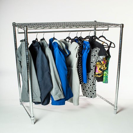 18" Deep x 42" Wide x 74" High Closet Wire Shelving Unit - Walmart.com