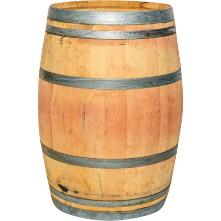 Authentic Whole Oak Wine Barrel, Repurposed - Walmart.com