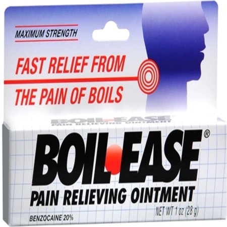 Boil-Ease Maximum Strength Pain Relieving Ointment 1 oz - Walmart.com