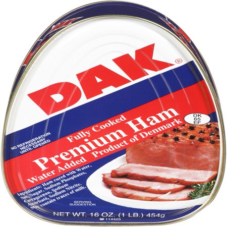 DAK Fully Cooked Premium Ham, 16 oz Can - Walmart.com