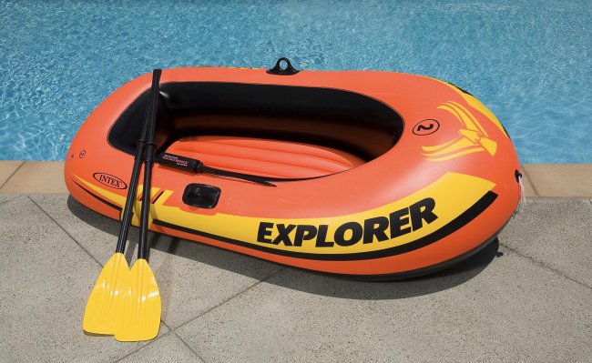 Intex Explorer 200 Inflatable Two Person Raft Boat Set | Walmart Canada