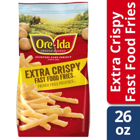 Ore-Ida Fast Food Fries Extra Crispy French Fried Potatoes 26 oz Bag ...