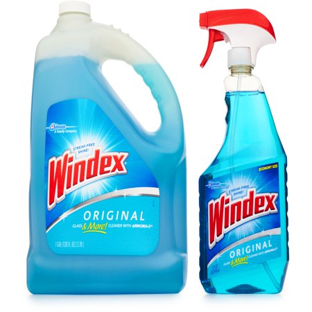Windex Glass Cleaner Plus Refill, 32 Oz And 128 Oz - Walmart.com