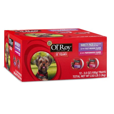 Ol' Roy Variety Pack Gourmet Food for Dogs, 12 Count - Walmart.com