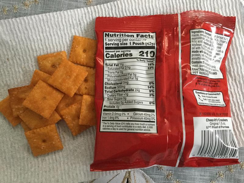 Cheezit Original Baked Snack Crackers 21 Oz Box