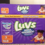 Luvs Super Absorbent Leakguards Newborn Diapers Size 2 124count ...