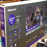 Hisense 50" Class 4K Ultra HD (2160P) HDR Roku Smart LED TV (50R6E ...